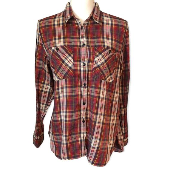 Denim & Supply Ralph Lauren | Tops | Ralph Lauren Denim Supply Size L Utility Plaid Button Up ...